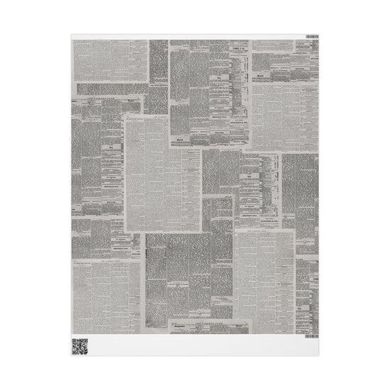 Newspaper Print Wrapping Paper – Deseret News Store